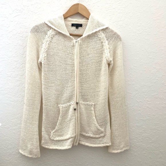 BCBGeneration | Sweaters | Bcbg Cream Crocheted Cardigan | Poshmark